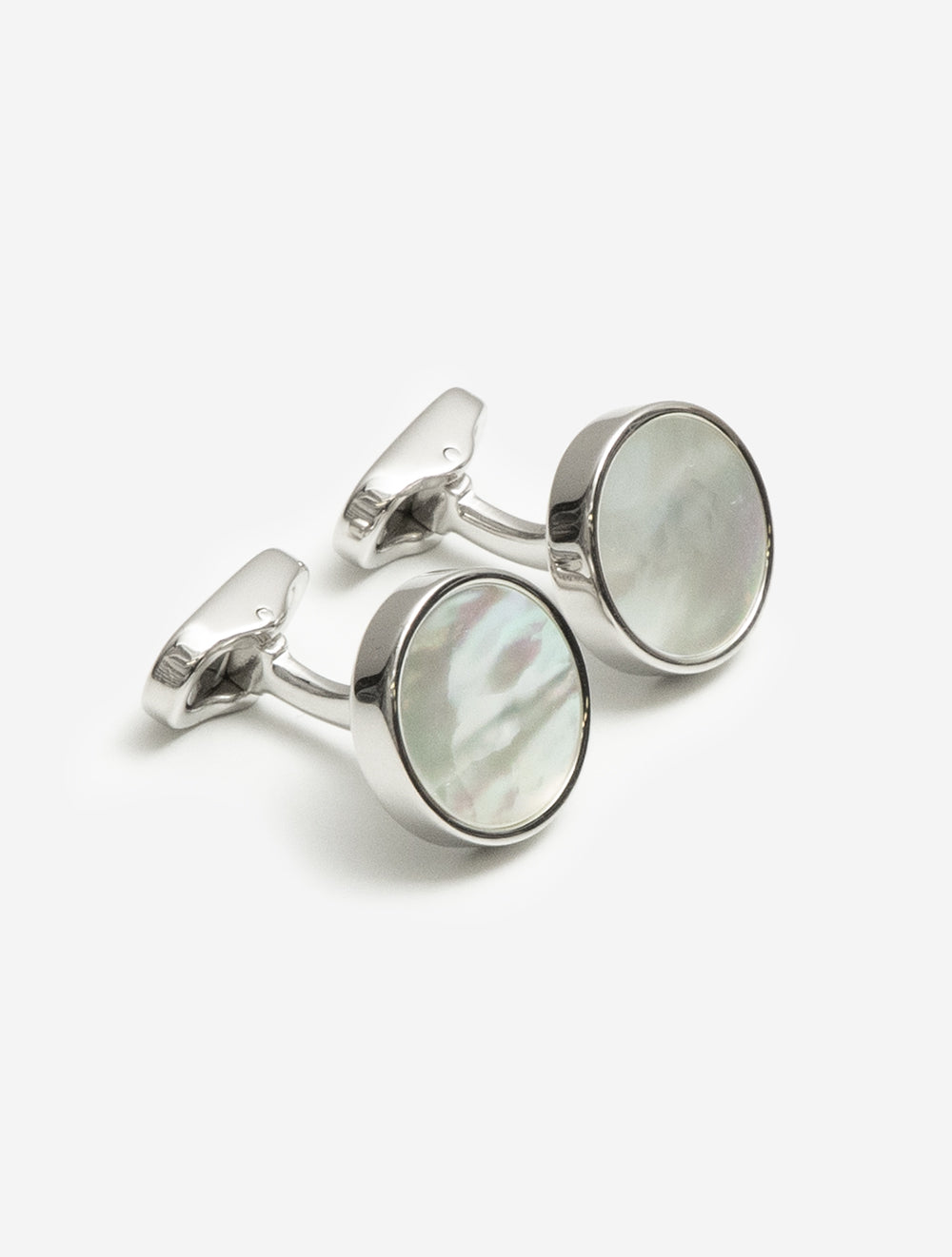Louis Copeland Cufflink Mother Of Pearl | Luxury Men's Accessories at ...