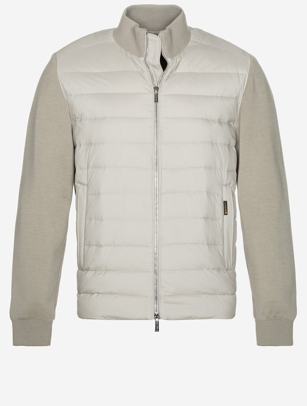 Moorer Duncan Padded Hybrid Jacket Mandorla | Men's Jackets at Louis ...