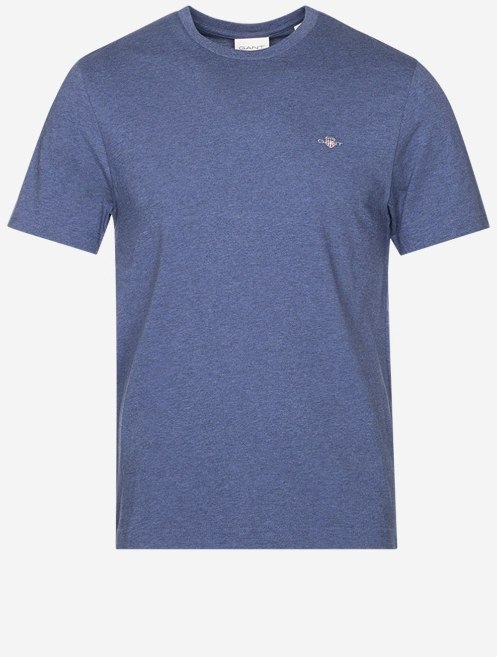 Gant Regular Shield Short Sleeve T-Shirt Dark Jeansblue Melange | Trendy & Stylish Men's T ...