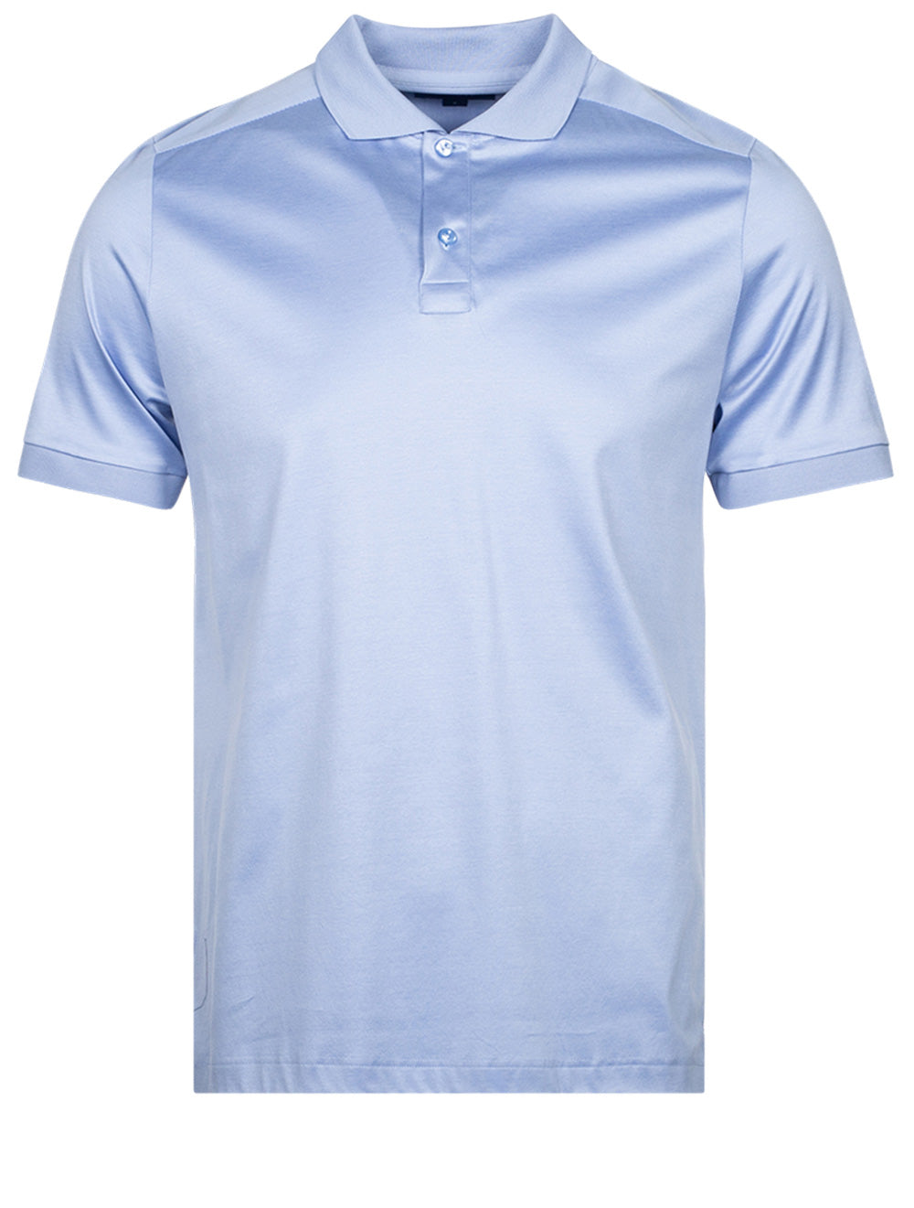Eton Short Sleeve 2 Button Polo Blue | Luxury Men's Polo Shirts at ...
