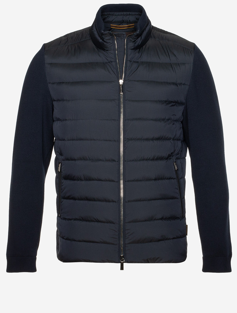 Moorer Hybrid Bomber Jacket Dark Blue – Louis Copeland
