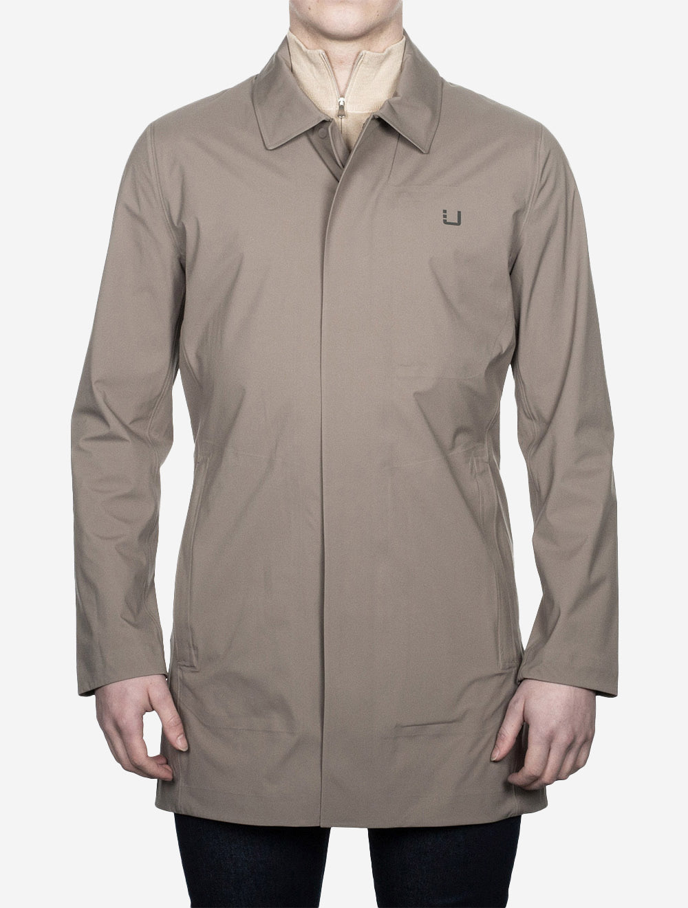 Ubr Skyfall Coat Driftwood | Stylish Men's Raincoats Now in Louis ...