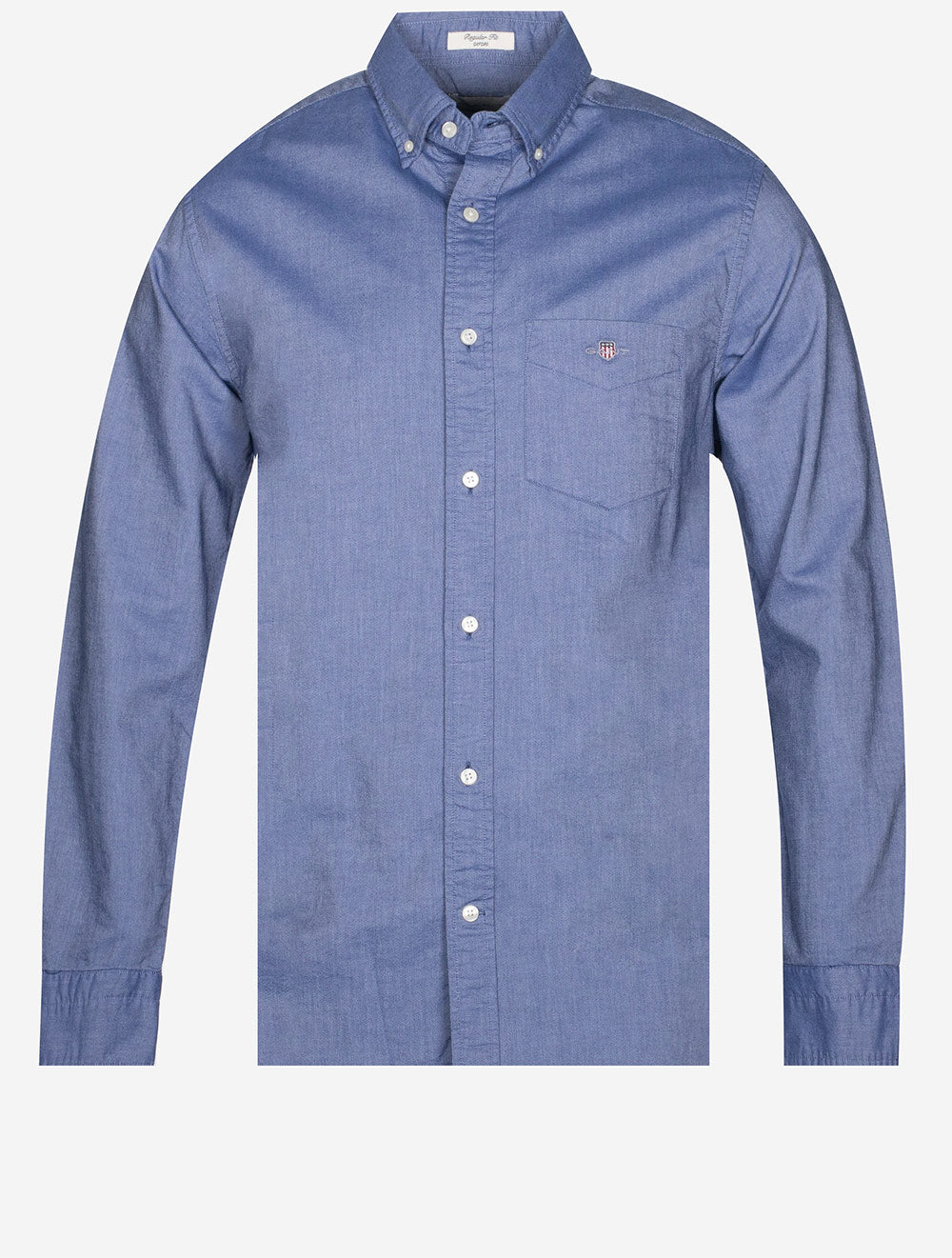 Gant Regular Oxford Shirt Persian Blue | Stylish Men's Casual Shirts ...