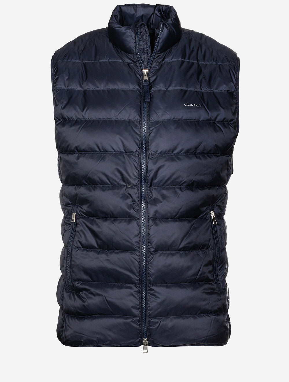 Gant Light Down Vest Evening Blue | Men's Layering Essentials at Louis ...