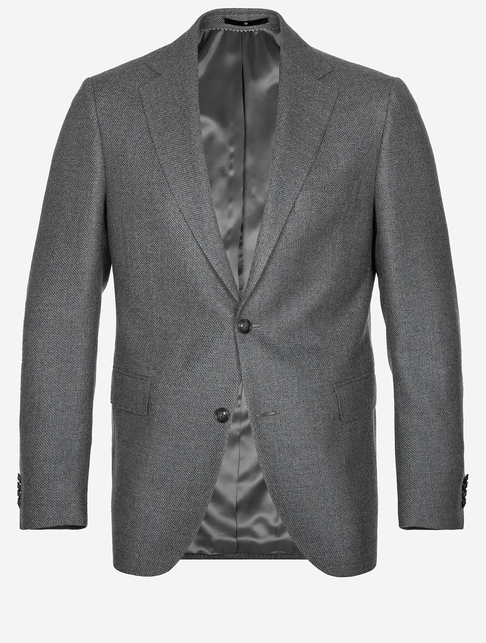 Dressler Wool Pin Point Jacket Grey | Men's Jackets Available at Louis ...