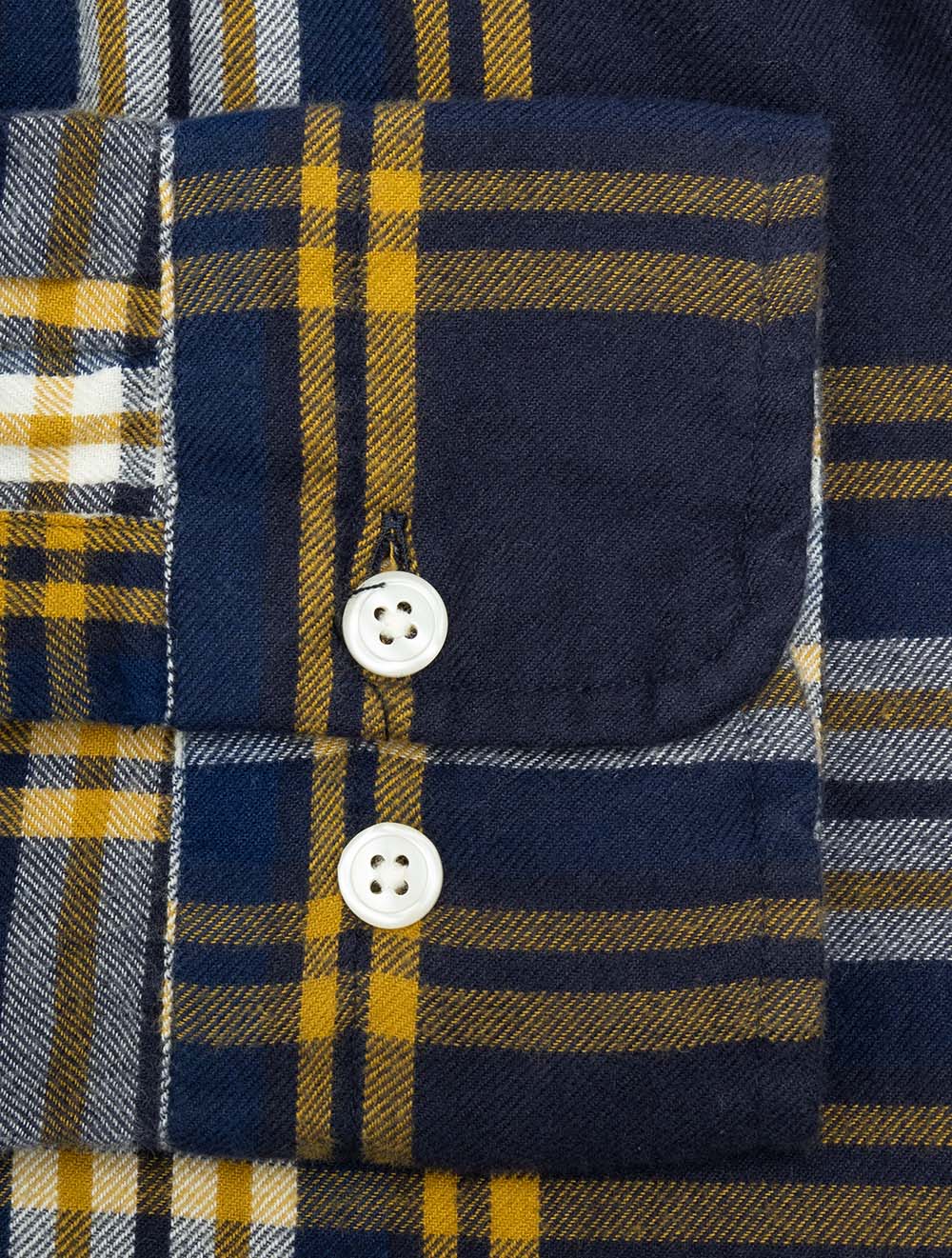 GANT Regular Fit Windblown Flannel Check Shirt Evening Blue | Luxury ...