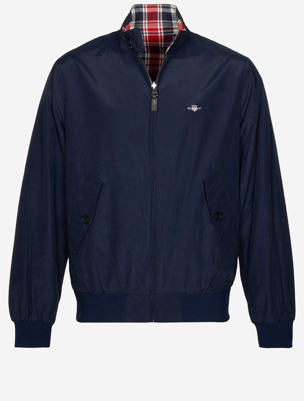 GANT Reversible Harrington Jacket Classic Blue | Men's Jackets ...