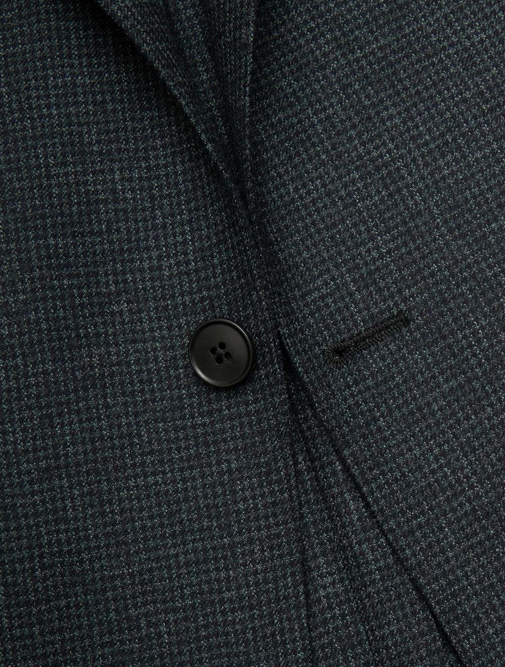 Louis Copeland Zealander Houndstooth PP Jacket Dark Green | Luxury Men ...