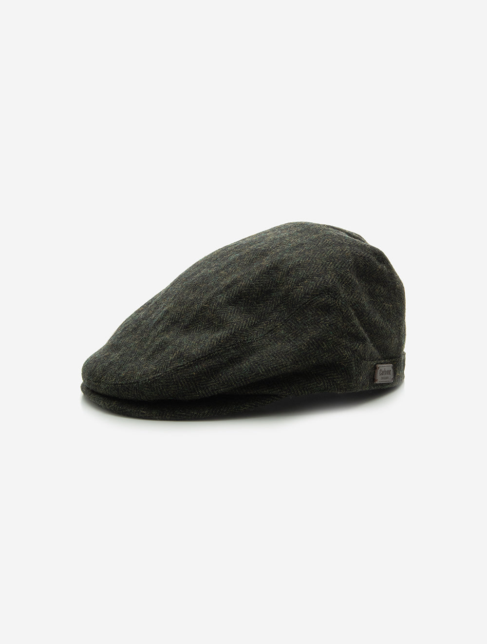 Barbour Barlow Flat Cap Olive | Luxury Men's Hats at Louis Copeland & Sons