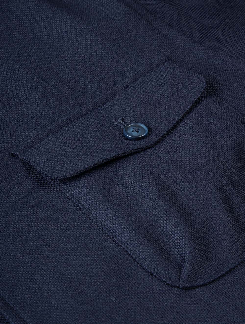 Eton Four Pocket Overshirt Navy | Men’s Overshirts & Smart Casual ...