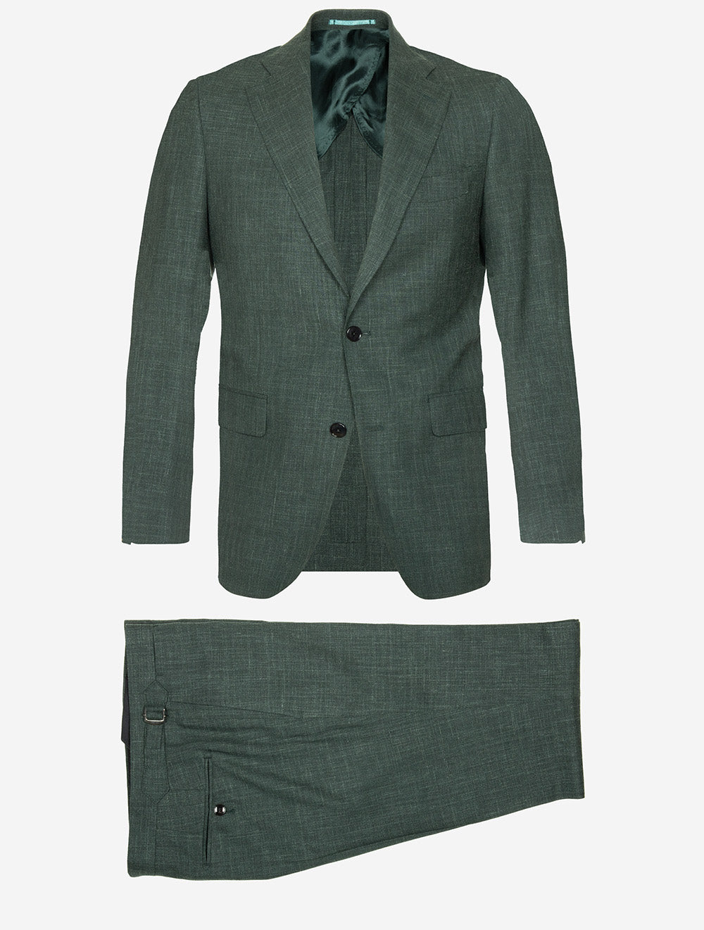Summertime WSL Suit Green | Luxury Men's Suit at Louis Copeland & Sons