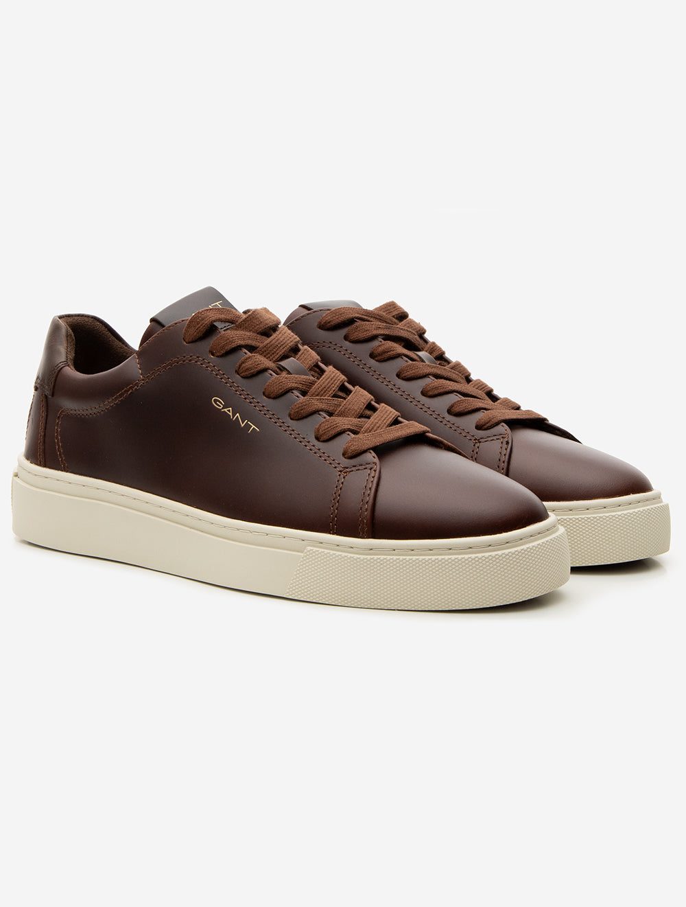 GANT Mc Julien Leather Sneaker Cognac Dark Brown | Men’s Casual Shoes ...