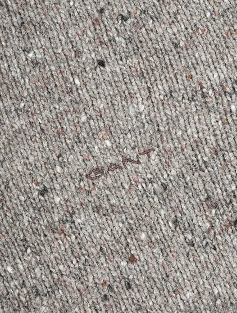 Gant Wool Neps Crew Neck Dark Grey Melange| Quality Men's Knitwear ...