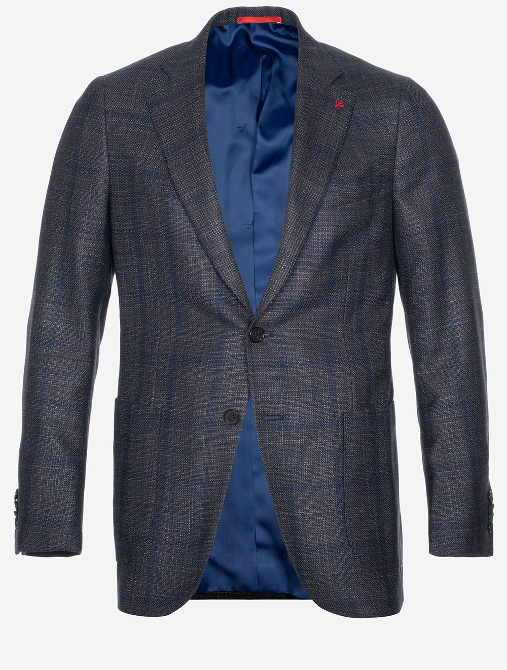 Isaia Subtle Check Sports Jacket Navy | Stylish & High Quality Men's ...