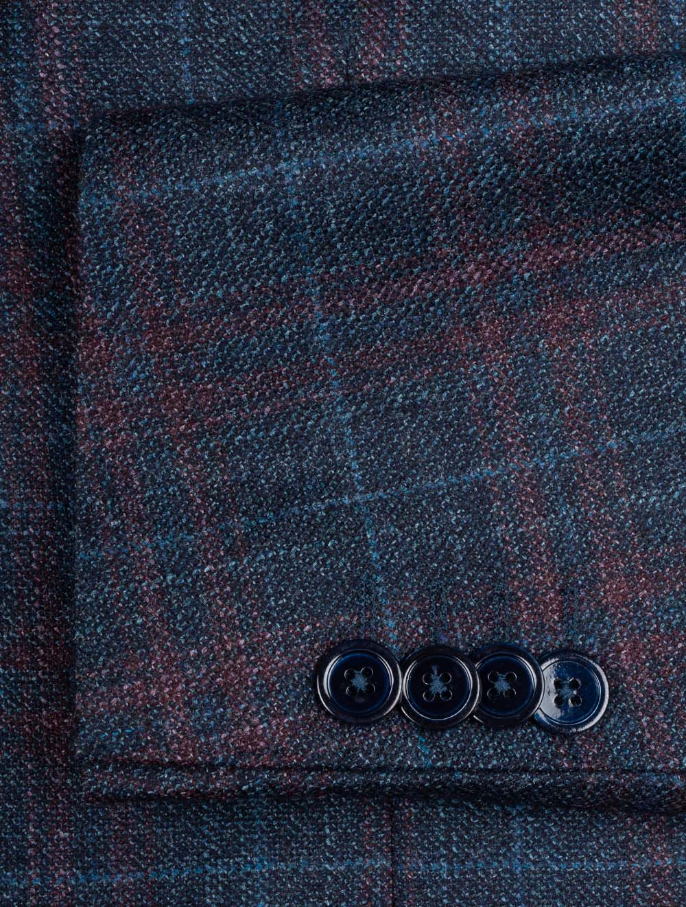 Louis Copeland Red/Blue Subtle Check Sports Jacket Navy | Stylish ...