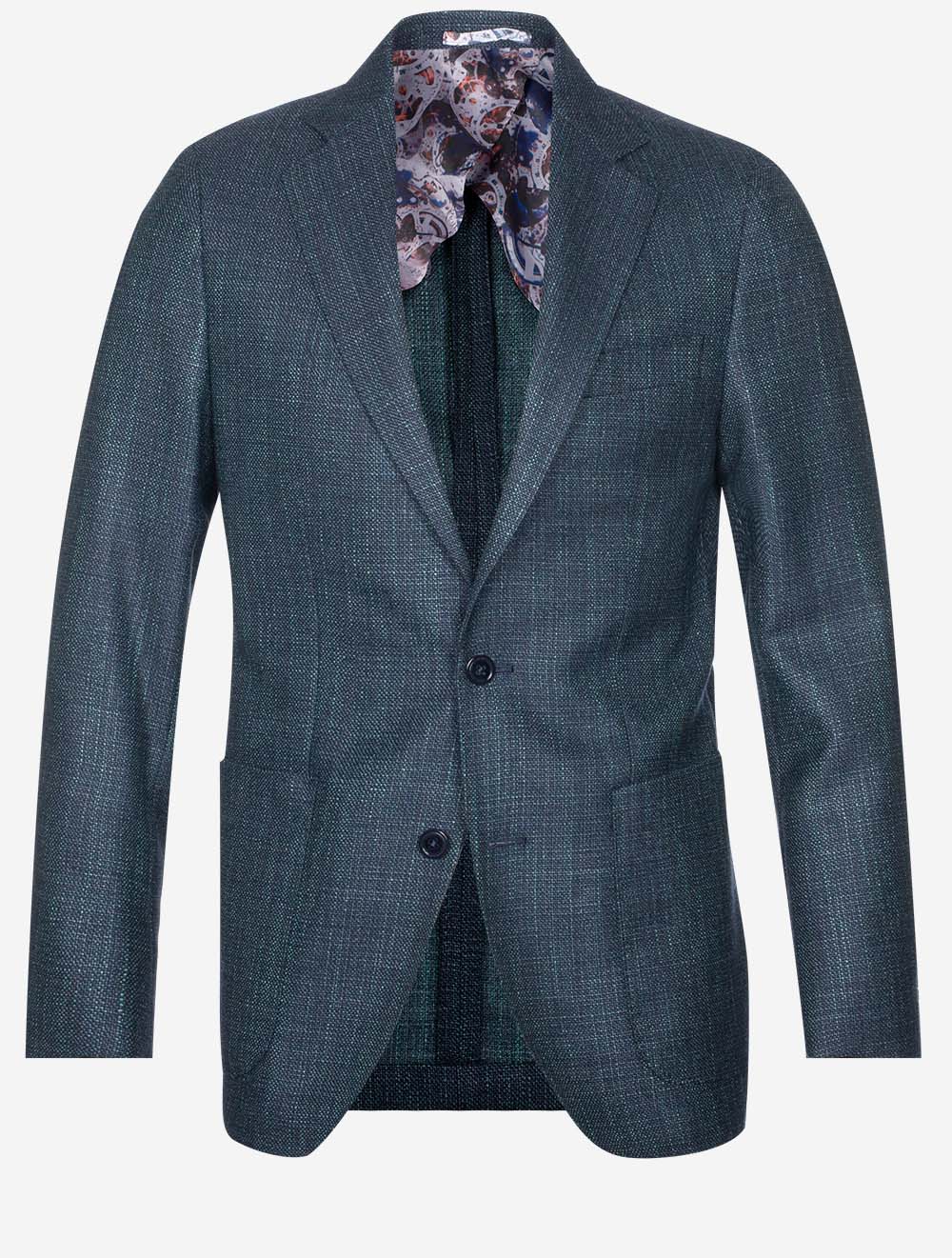 Louis Copeland Subtle Check Sports Jacket Green | Stylish & High ...