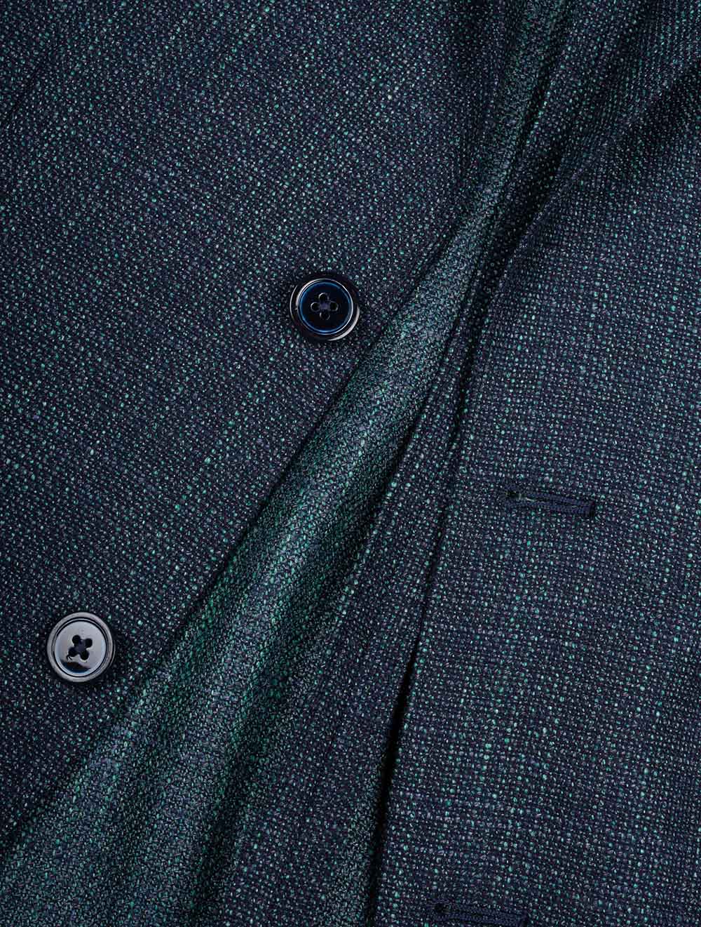 Louis Copeland Subtle Check Sports Jacket Green | Stylish & High ...