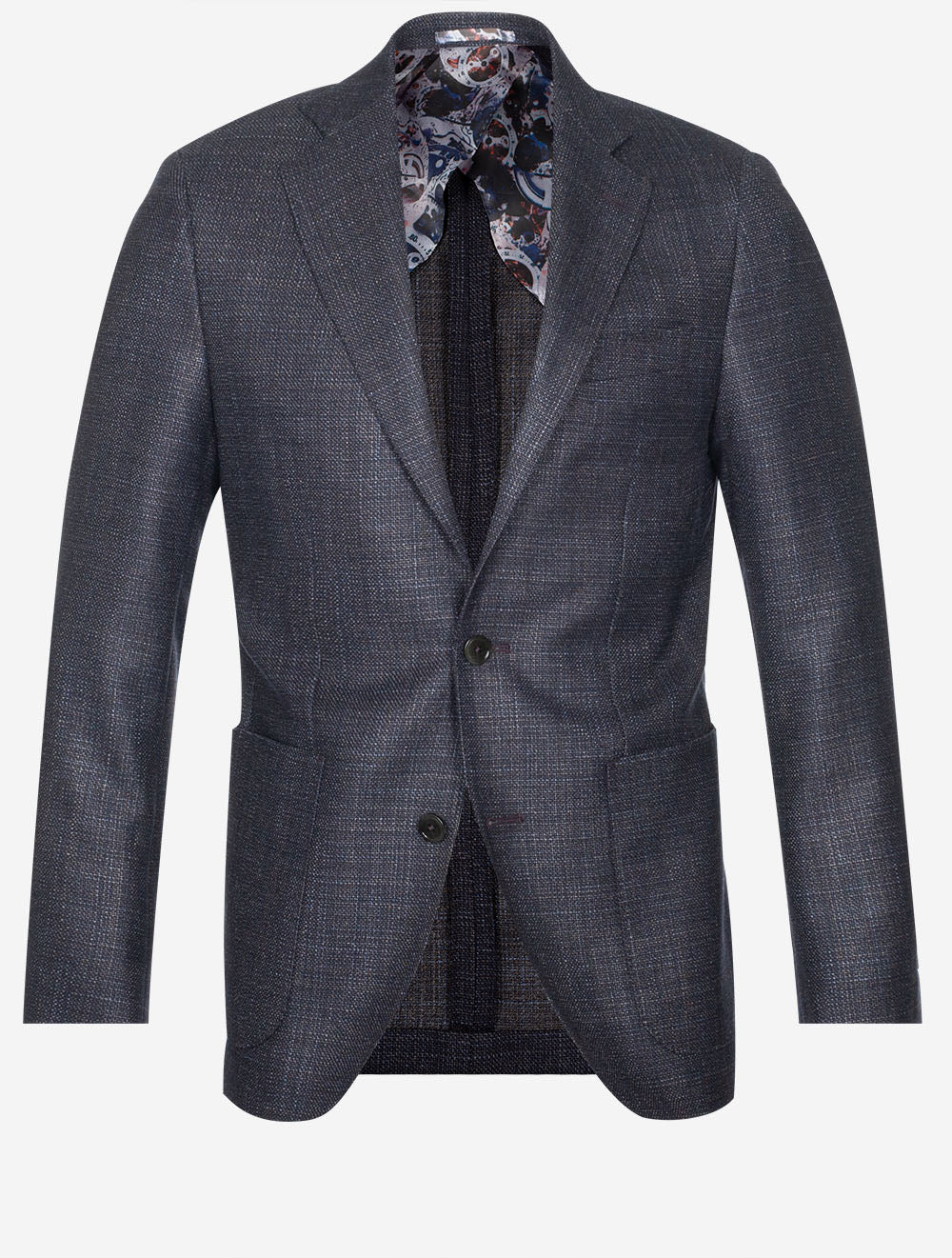 Louis Copeland Subtle Check Sports Jacket Navy | Stylish & High Quality ...