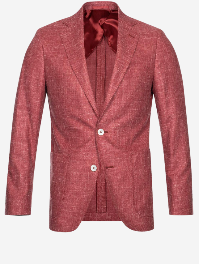 Louis Copeland DelFino Half-Lined Jacket Red | Men's Sports Jackets at ...