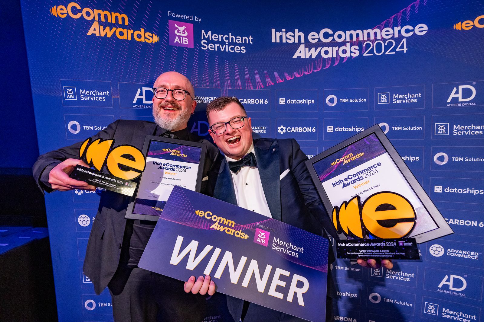 Louis Copeland & Sons Dominates at the Irish eCommerce Awards 2024!