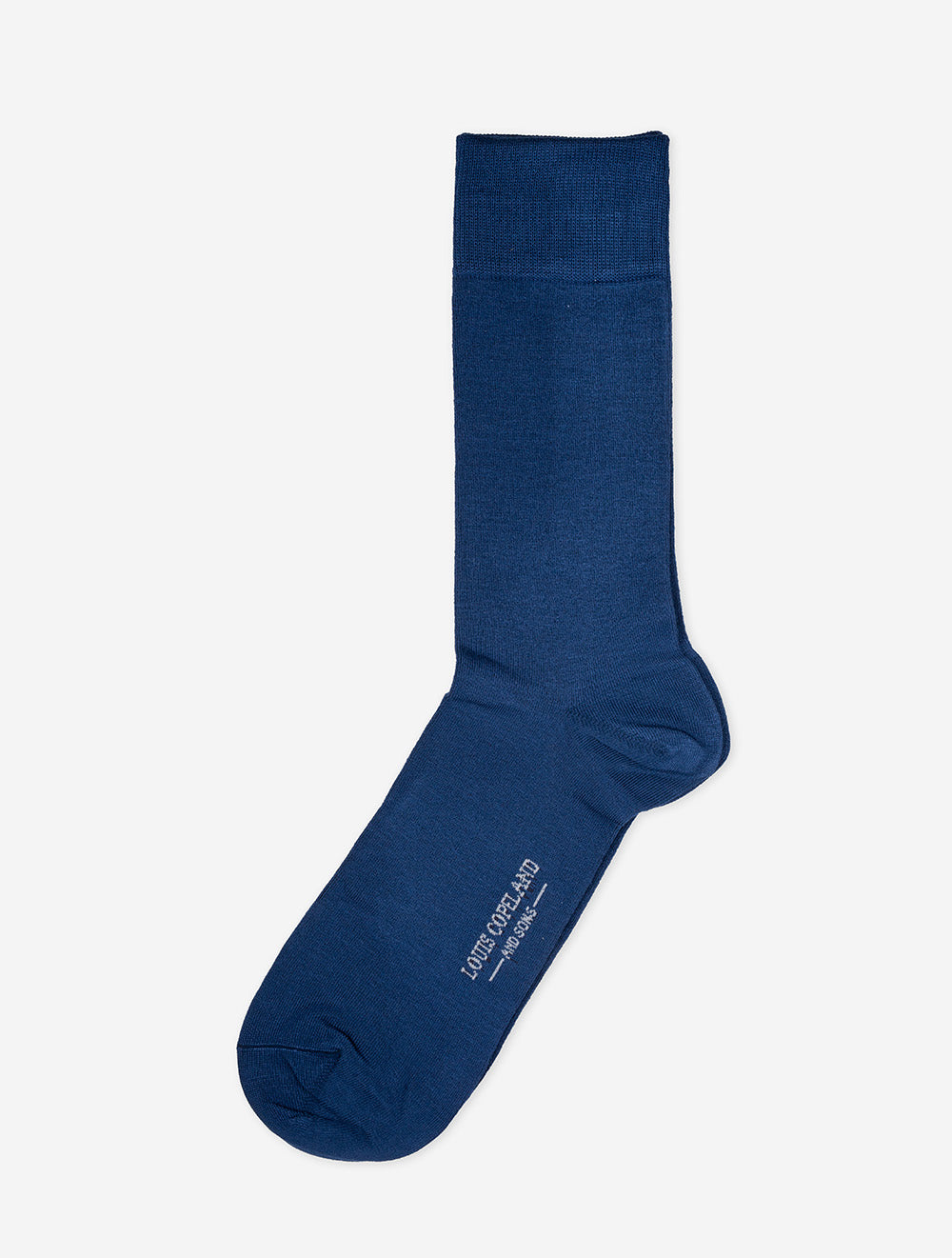 Louis Copeland Plain Bamboo Socks Indigo | Men's Accessories Available ...