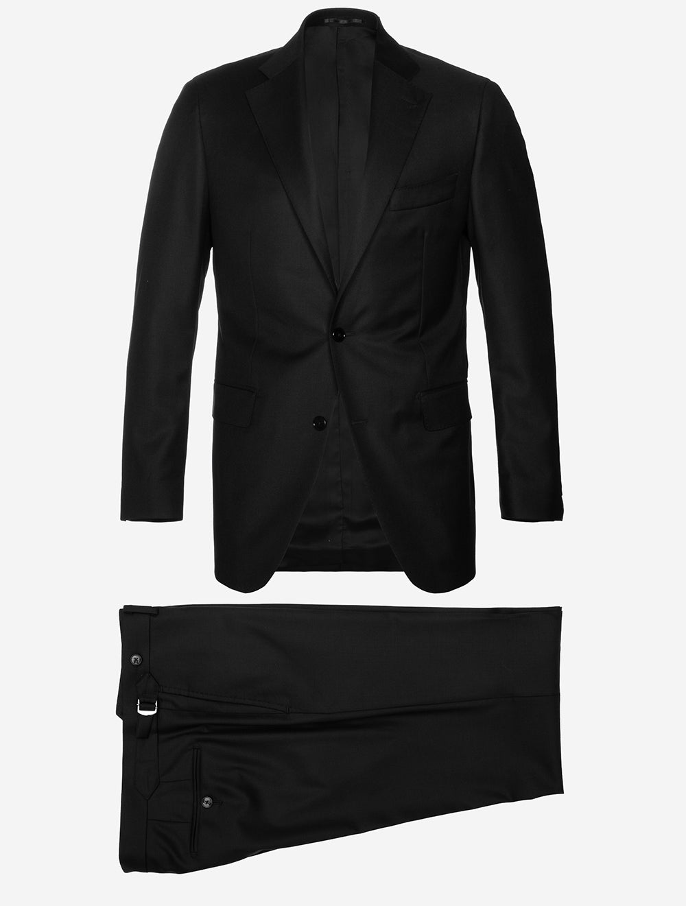 Louis Copeland Barberis Suit Black | Men's Tailored Suits at Louis ...