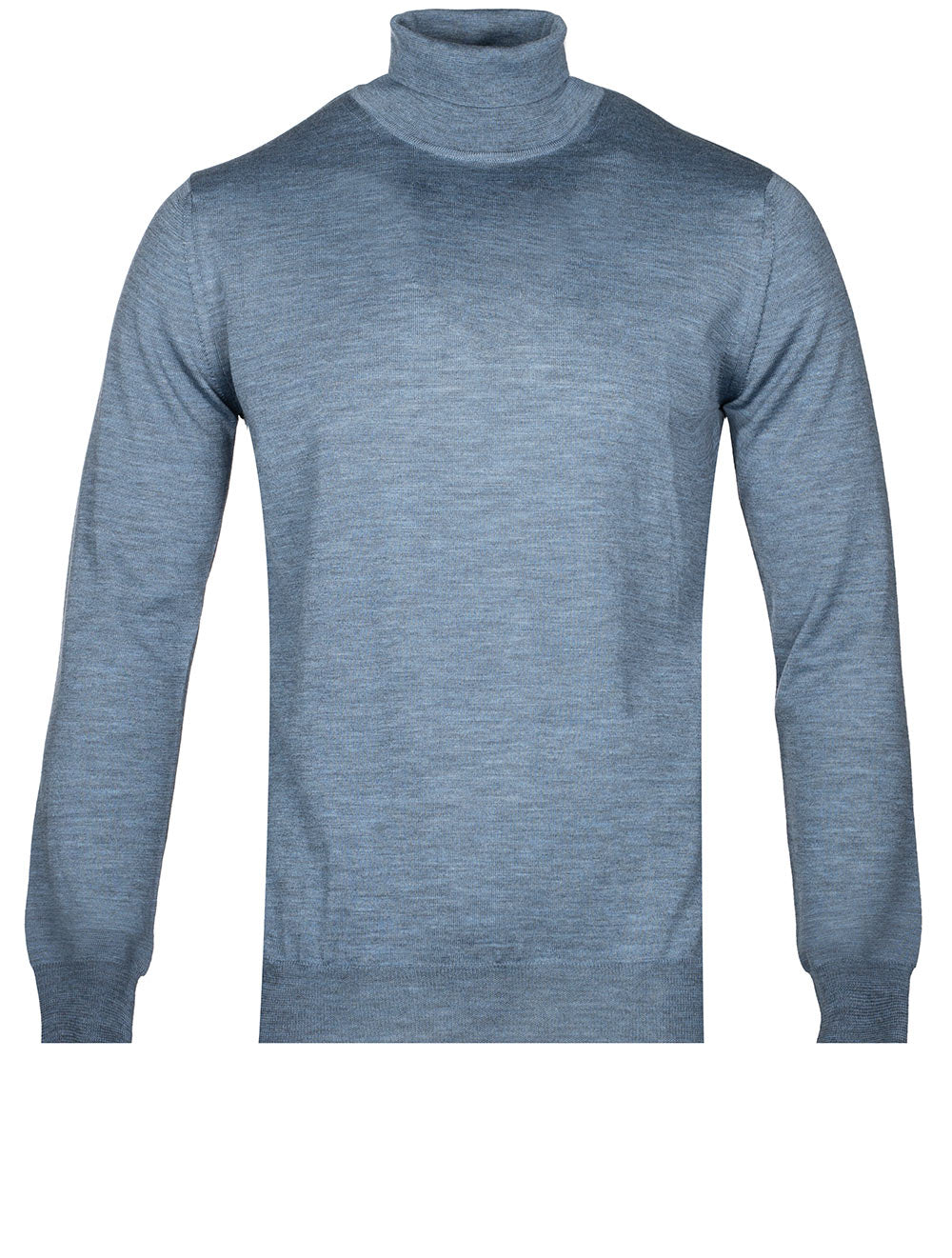 Fine Merino Roll Neck Blue – Louis Copeland