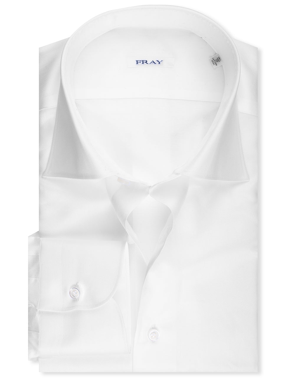 FRAY Plain Formal Shirt White