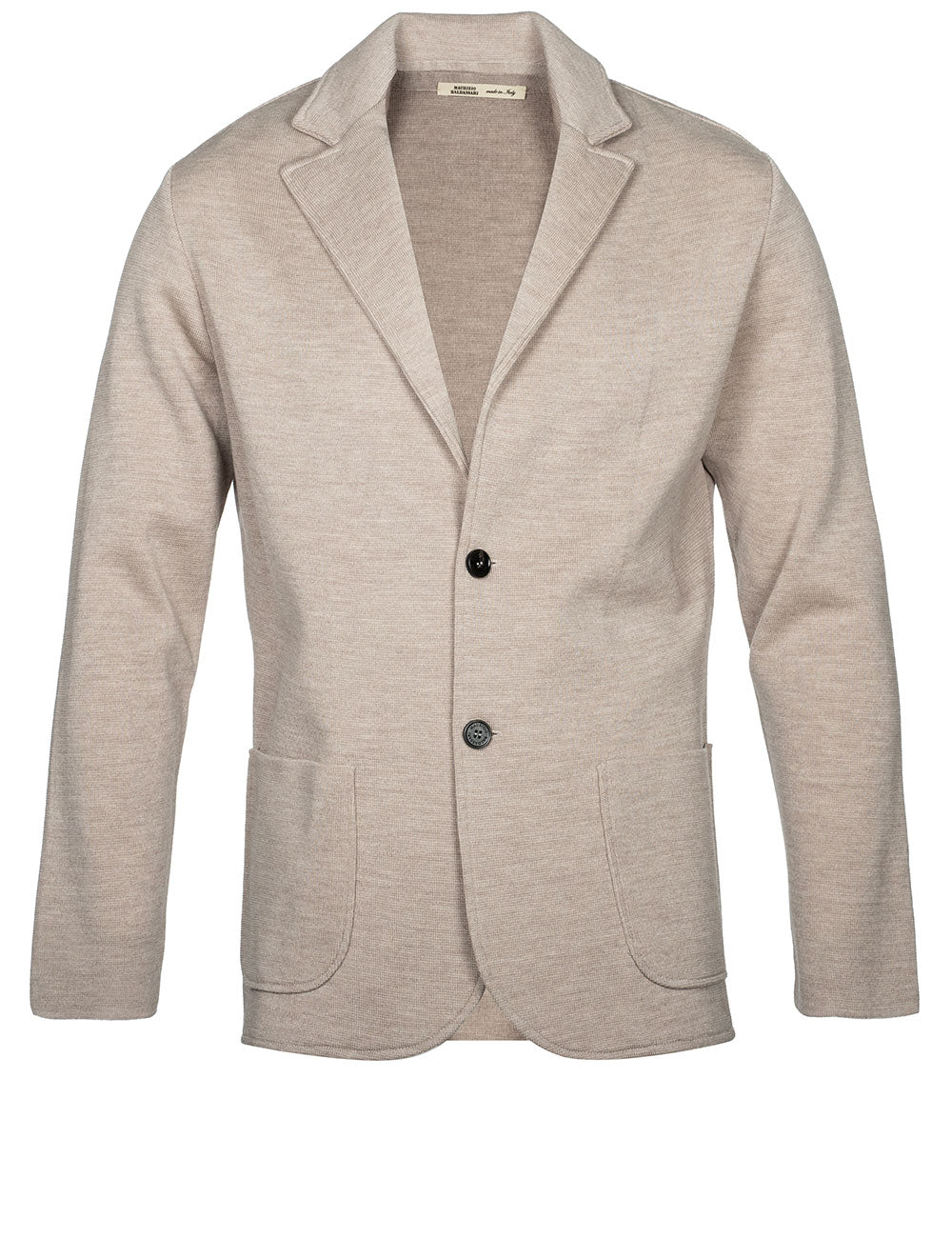 Maurizio Baldassari Virgin Wool 2 Button Swacket Beige | Premium Men's ...