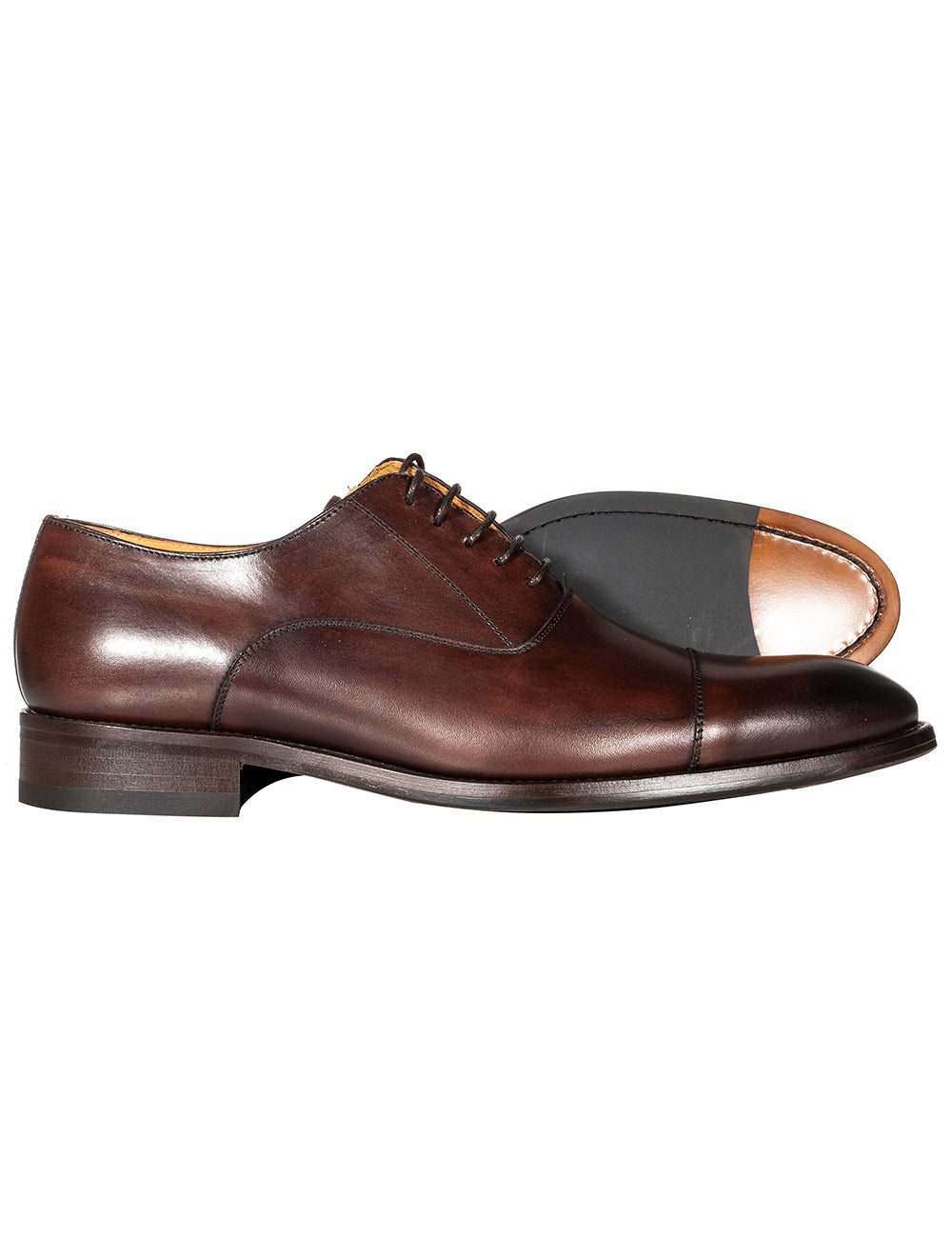 Mezlan Oxford Toe Cap Brown | Stylish Men's Formal Footwear Collection ...