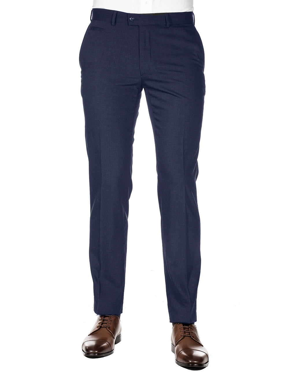 Brax Enrico Wool Trouser Navy | Comfortable Men's Trousers at Louis ...