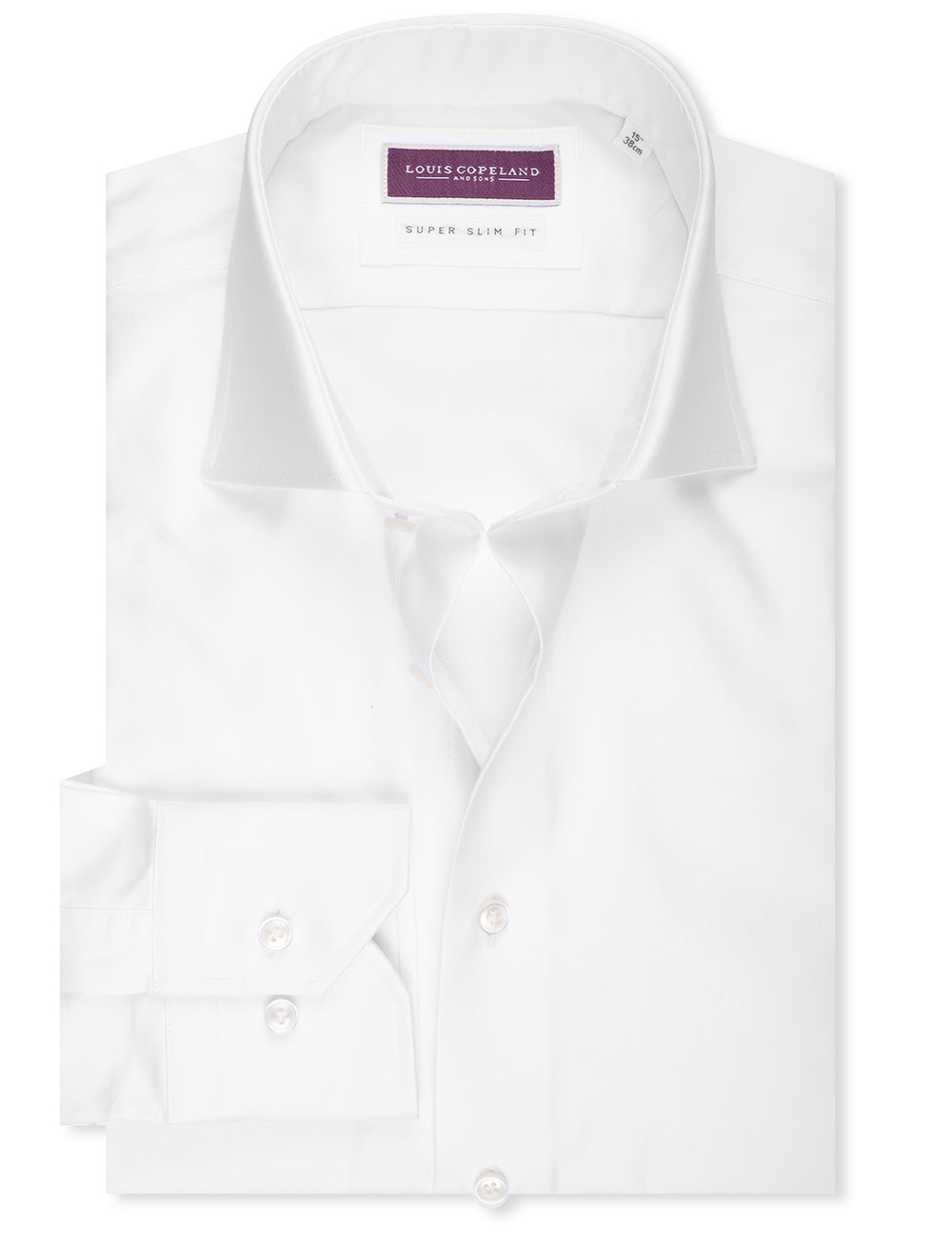 Louis Copeland Super Slim Thomas Mason Shirt White | High Quality Men's ...