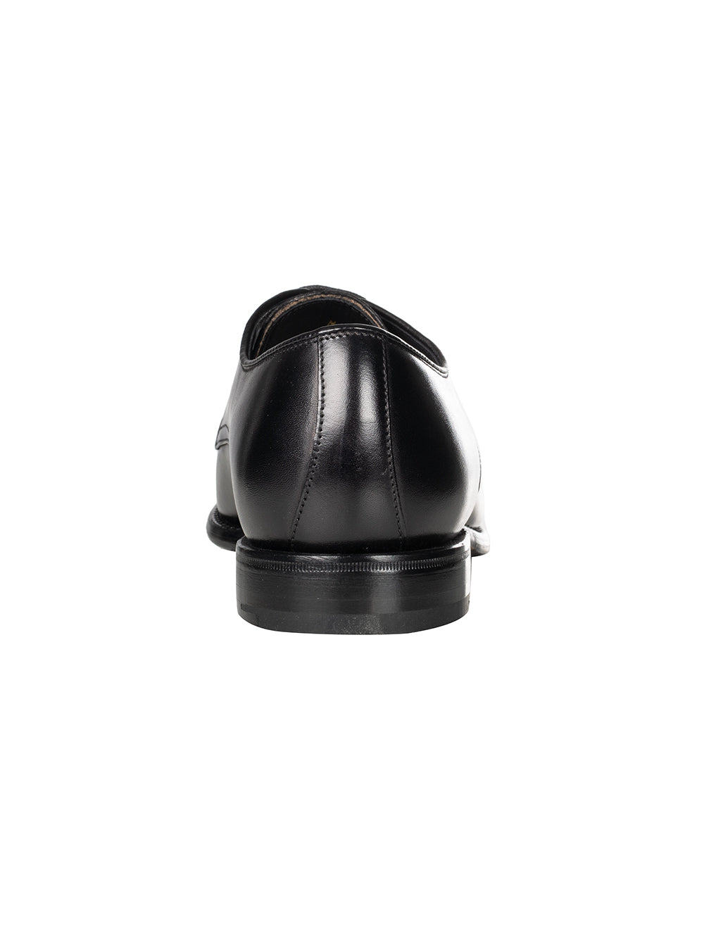Calf Plain Derby Shoe Black