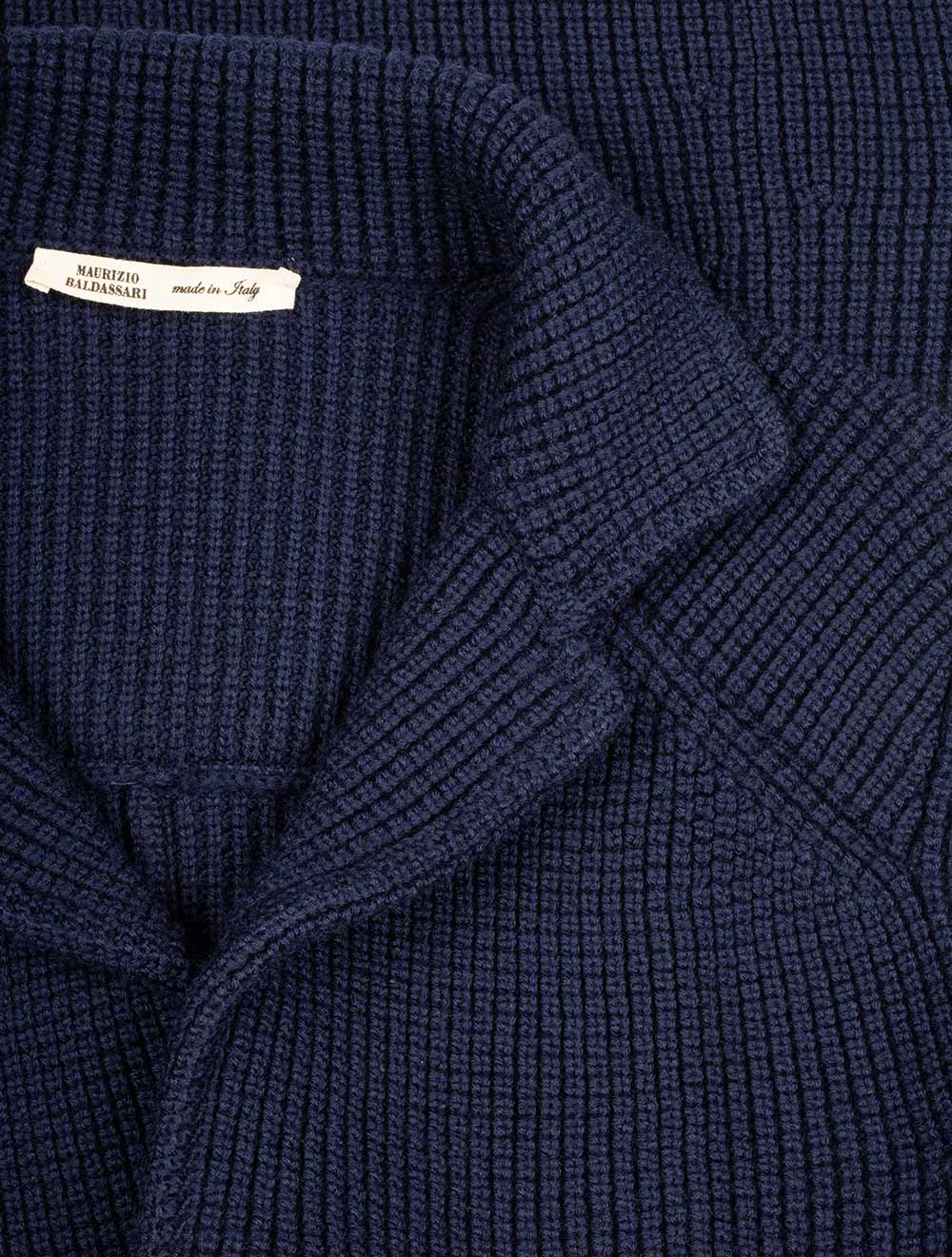 Maurizio Baldassari Cob Stitch Brenta Swacket Navy | Premium Men's ...