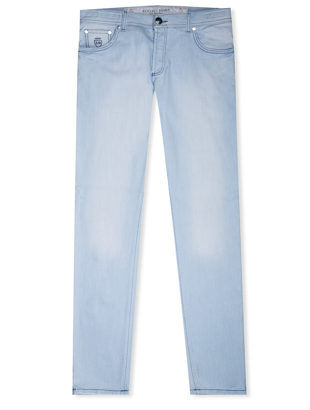 RICHARD J BROWN Rising Sun Japanese Denim JeanSky Blue