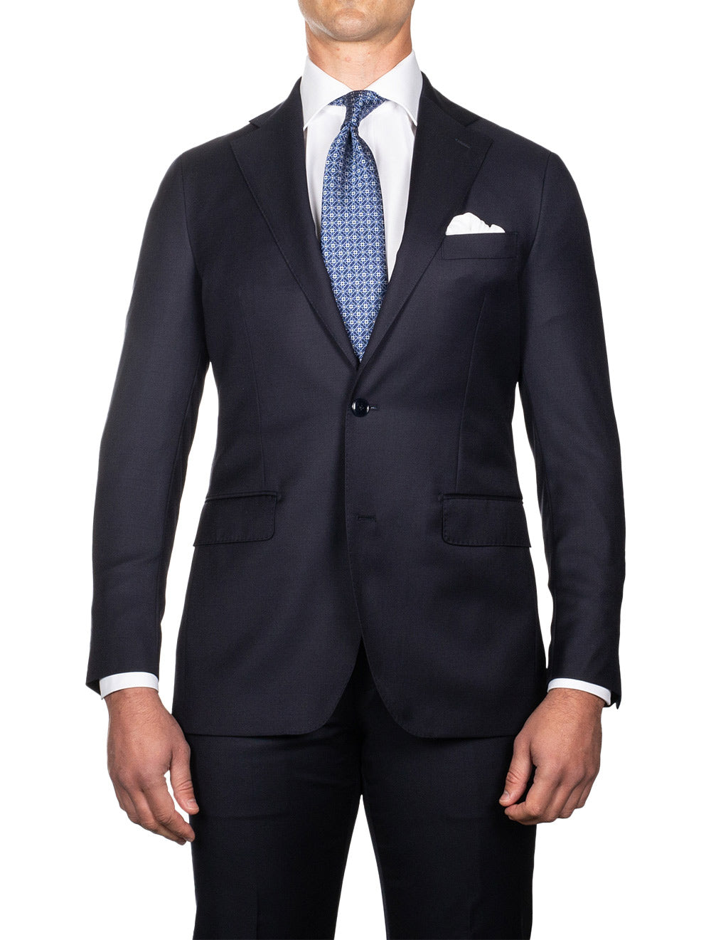 Louis Copeland Classic Two-Piece Suit Navy | Tailored Suits for Men Now ...